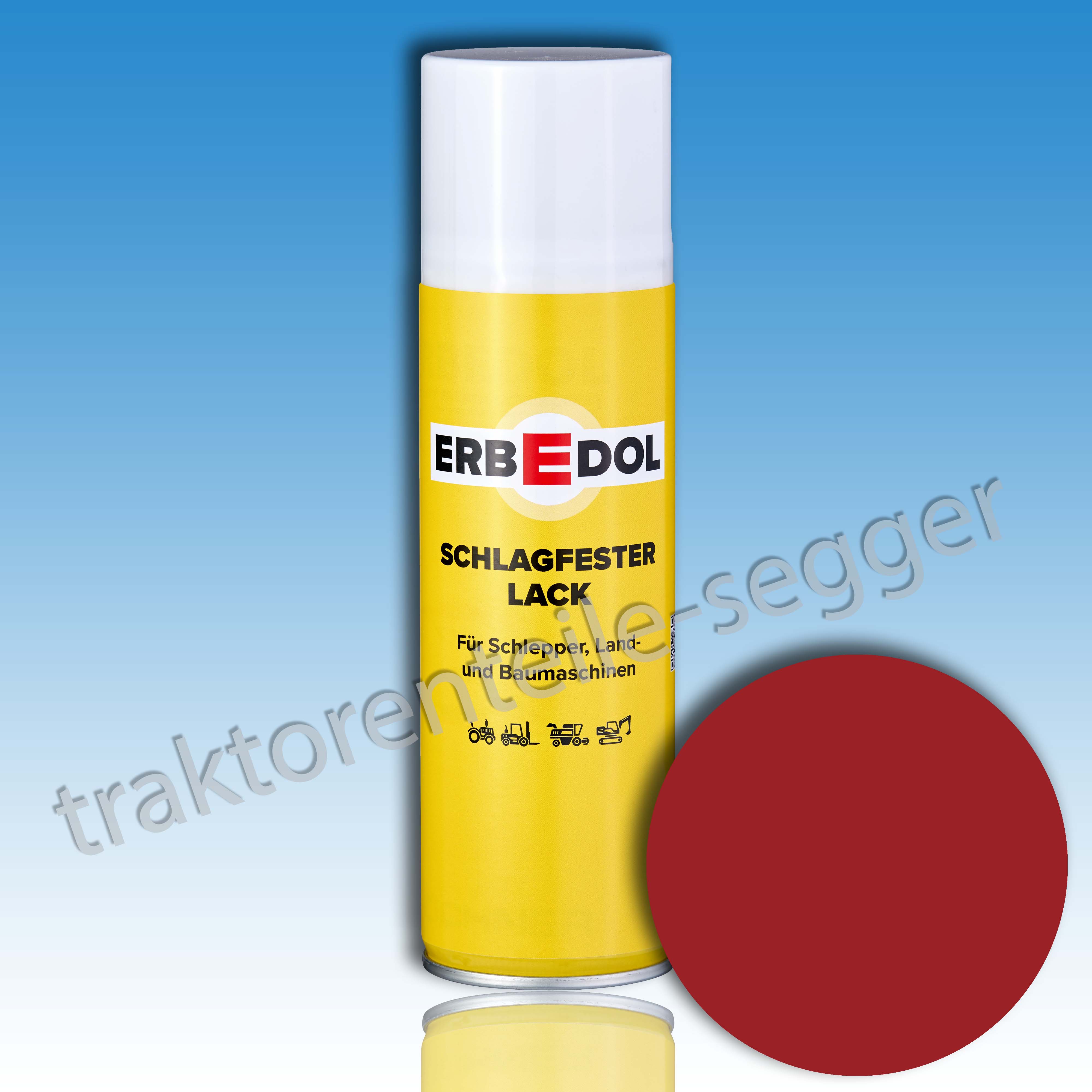 Traktorenteile Segger - ERBEDOL rot felgenrot RAL 3002 Deutz Hanomag